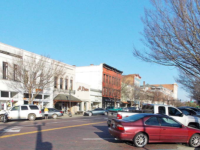 Thomasville's historic downtown features classic brick buildings where shopkeepers still know your name and your coffee order.