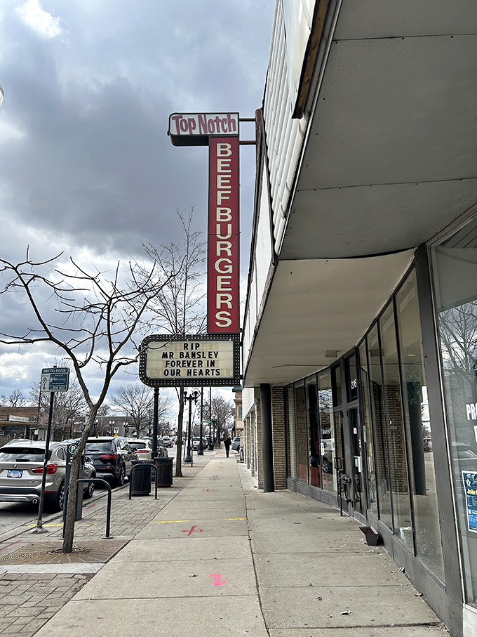 That vertical "BEEFBURGERS" sign isn't just advertising &ndash; it's a beacon of hope for the hungry since 1942.