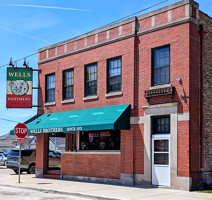 Wells Brothers' classic red brick building has been feeding pizza dreams since before Instagram could make food famous.
