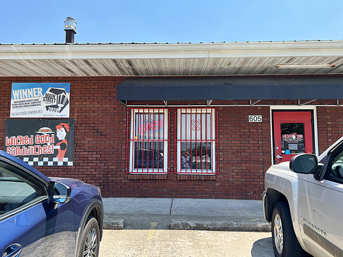 Don't judge this book by its cover - behind that modest brick facade lies sandwich magic.