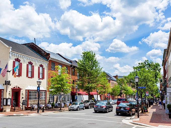 Old Town Alexandria's charming streets invite you to wander without a plan. Those red brick buildings never go out of style!