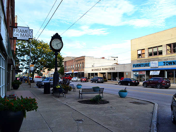 In Ashtabula, even the street clocks seem to move at a more affordable pace. Your retirement dollars certainly won't be racing away here!