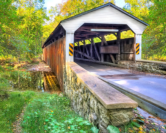 This covered bridge isn't just historic&mdash;it's a time machine to when travel was an art form, not just a GPS command.