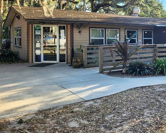 The simple wooden entrance to Captain's BBQ feels like walking into a friend's backyard cookout &ndash; if your friend happened to be a barbecue master.