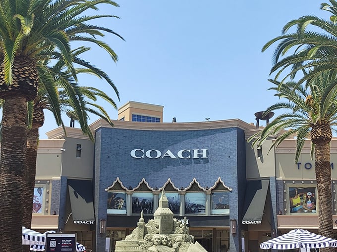 Coach's blue awning beckons like a retail oasis at the Citadel. Those aren't mirages &ndash; they're real designer discounts!