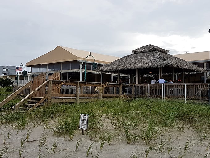 Coconuts' outdoor deck feels like the perfect beach party you've been invited to. The ocean views are just as refreshing as the drinks.