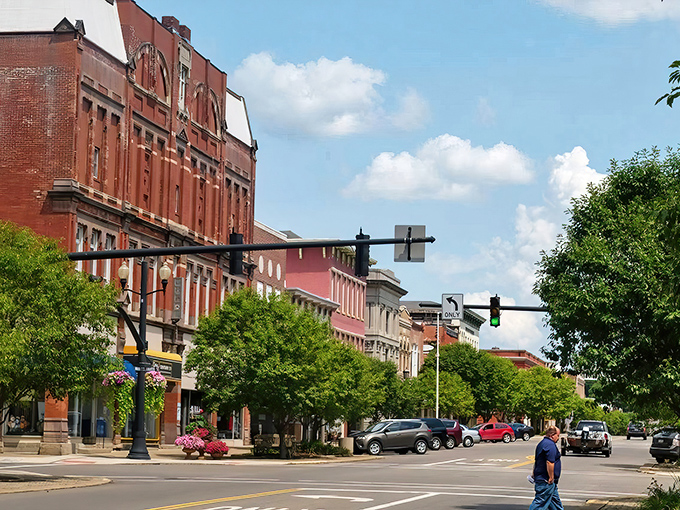 The red brick charm of Coshocton's historic district invites leisurely strolls and window shopping without emptying your retirement nest egg.