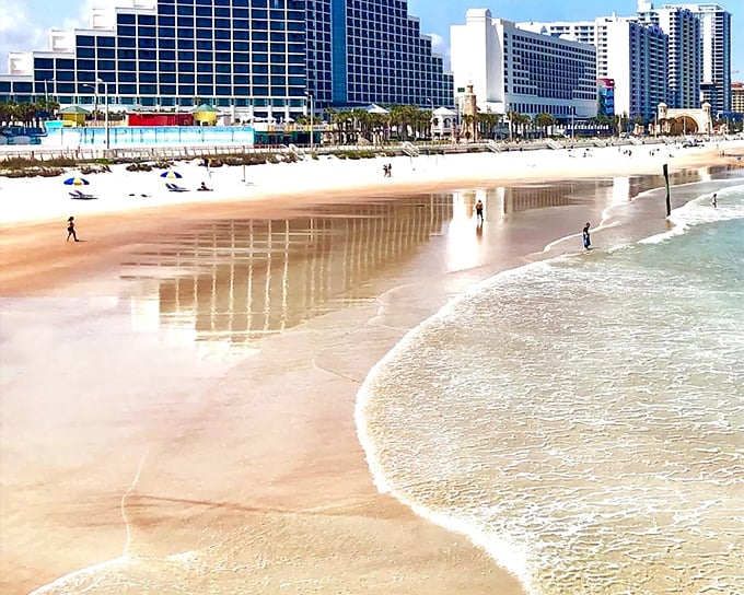 The beach that launched a thousand retirements. Daytona's wide shores and budget-friendly neighborhoods make paradise attainable.