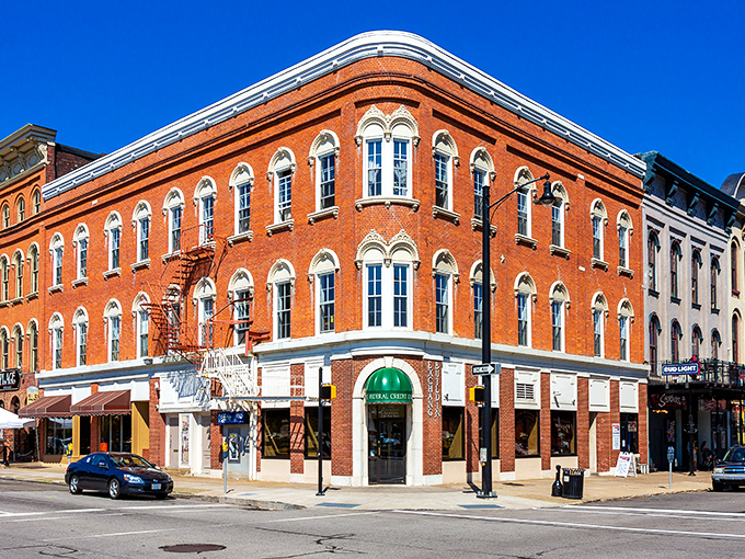 Brick buildings line Erie's streets like chapters in a book, each one holding neighborhood secrets.