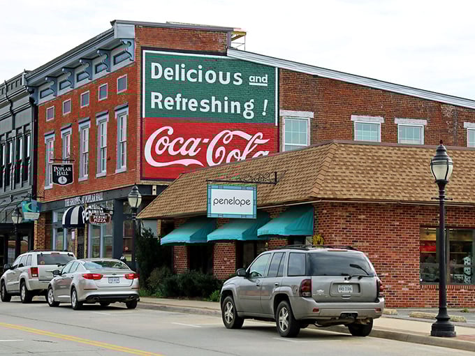 Farmville's vintage Coca-Cola sign reminds us that some things&mdash;like taking time to enjoy life&mdash;never go out of style.