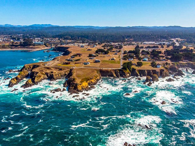 The rugged beauty of Fort Bragg's coastline reminds us that the best retirement views don't have to come with a premium price.