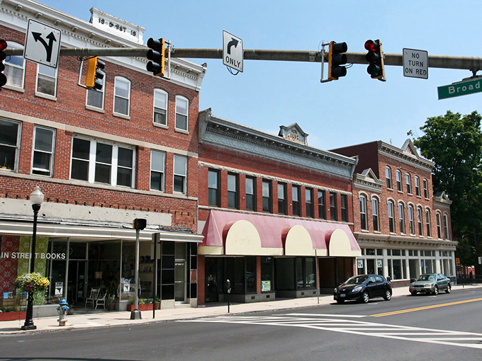 Historic buildings stand shoulder to shoulder in downtown Frostburg, like old friends who've weathered a century of change together.