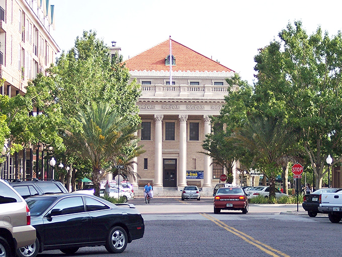 Historic buildings frame Gainesville's walkable downtown. A slice of old Florida with modern amenities just steps away.