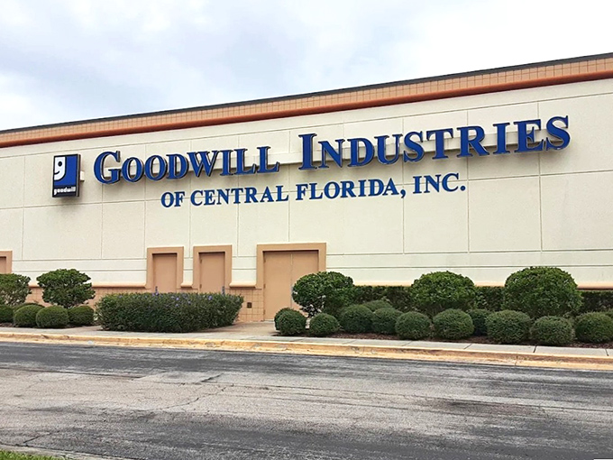 The industrial-sized building hints at industrial-sized savings waiting for savvy shoppers to discover them all.