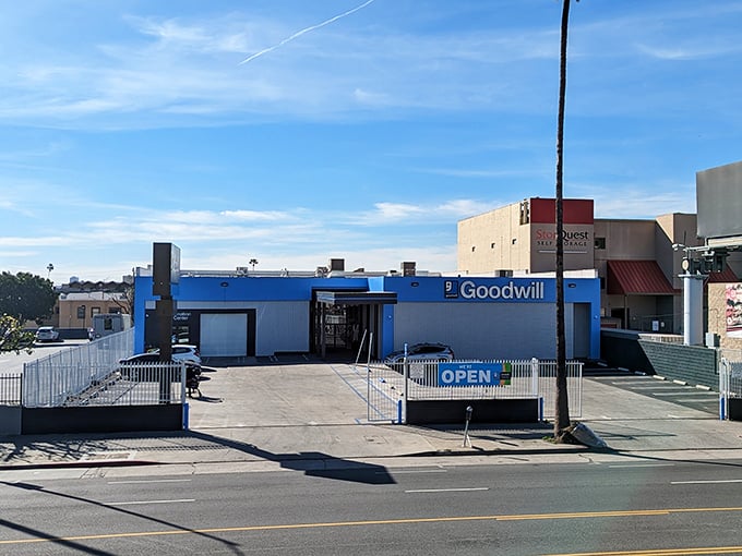 This unassuming building houses a labyrinth of potential. Behind those doors? A treasure trove waiting for your discerning eye.