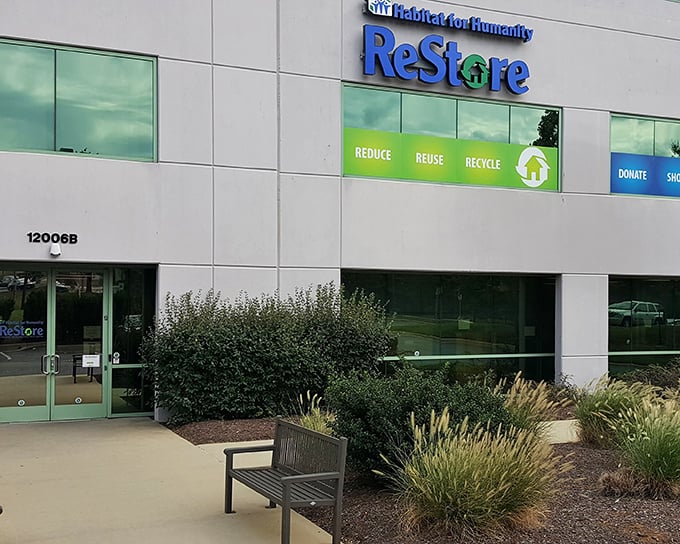 ReStore's clean, modern facade houses a wonderland of home goods. "Reduce, Reuse, Recycle" isn't just a slogan&mdash;it's a shopping strategy!