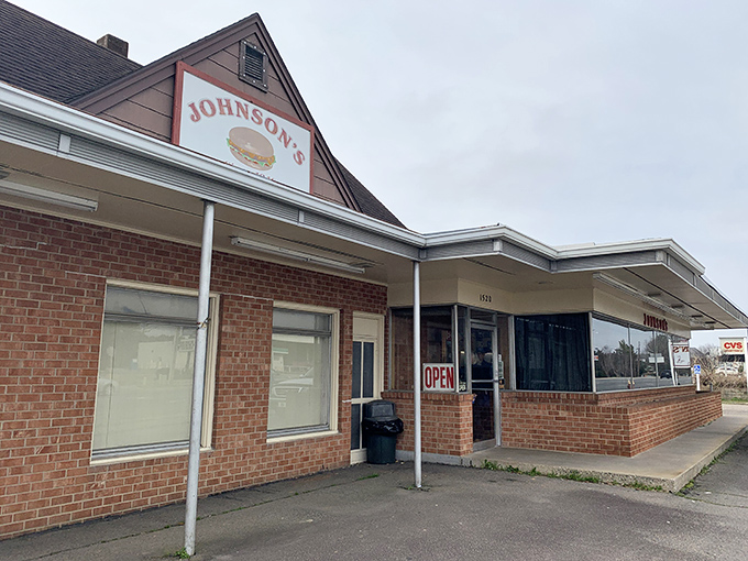 The unassuming brick exterior of Johnson's hides a burger paradise that locals have treasured for decades.
