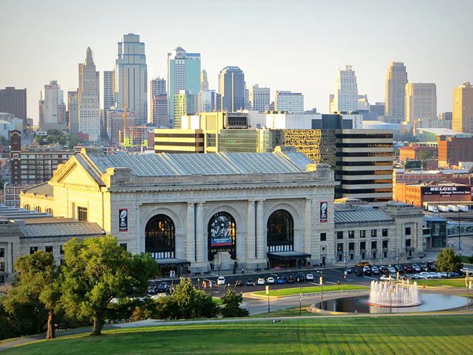Water and wonder! Kansas City's fountain-filled landscape offers refreshing views and even more refreshing home prices.