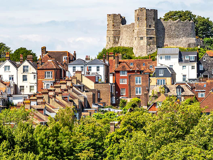 This medieval-looking castle rising above Lewes' colorful townhouses might have you checking your GPS to confirm you're still in Delaware!