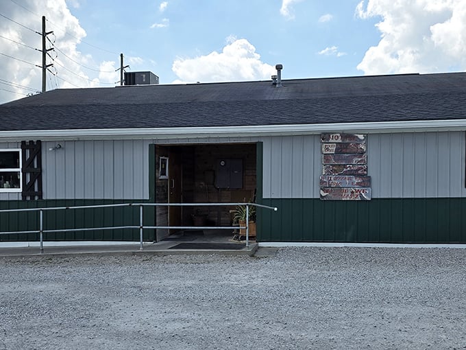 Simple on the outside, spectacular on the plate. The packed parking lot is the Hoosier equivalent of a Michelin star!
