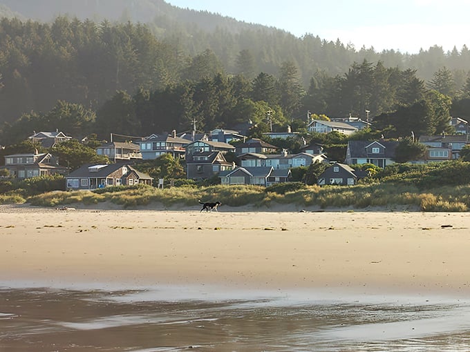 Manzanita: Nature's perfect sandwich&mdash;ocean waves on one side, lush mountains on the other. Talk about million-dollar views!
