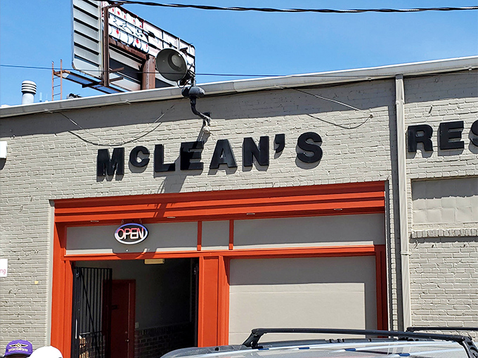 That classic "OPEN" sign at McLean's might as well say "Bacon Paradise Ahead" to morning hunger warriors.