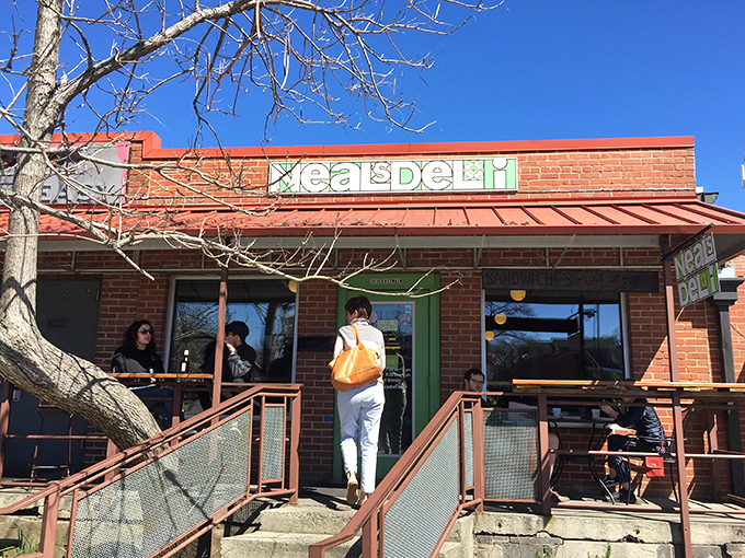 That welcoming green sign promises locally-sourced goodness &ndash; and boy, does Neal's deliver on that promise.
