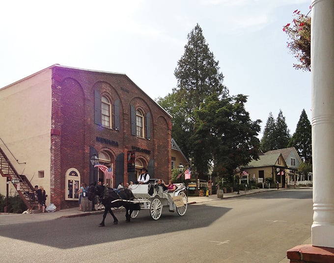 The Sierra foothills cradle Nevada City in a perfect postcard moment&mdash;where history and nature write love letters to each other.