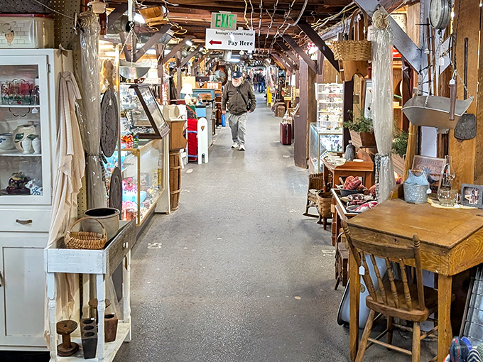 Like a living museum of American commerce, Renninger's indoor section buzzes with the energy of discovery.