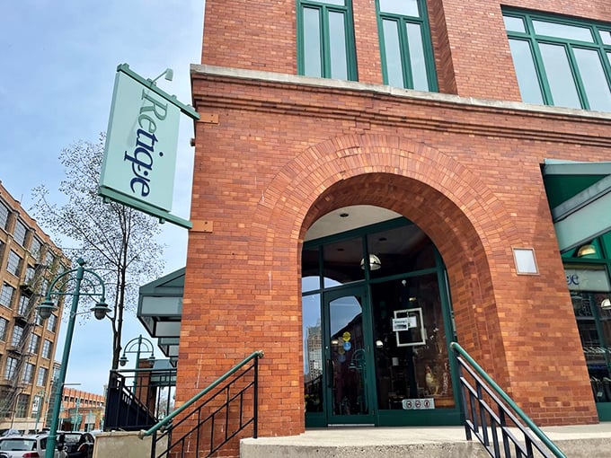 Behind this charming brick facade lies Milwaukee's answer to Fifth Avenue shopping&mdash;minus the Fifth Avenue prices!