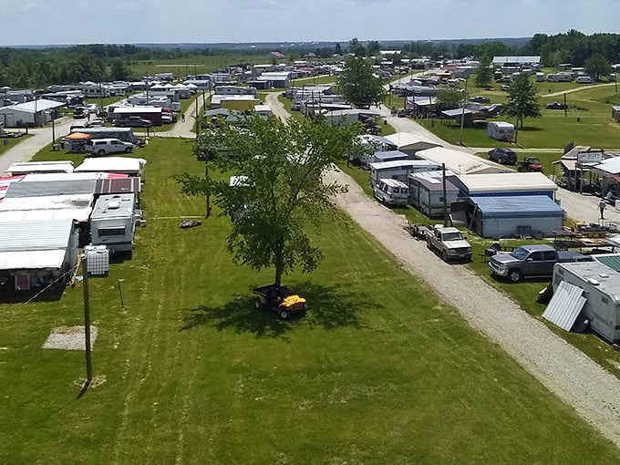 Welcome to bargain hunter's paradise, where rows of booths stretch toward the horizon like a treasure map come to life.