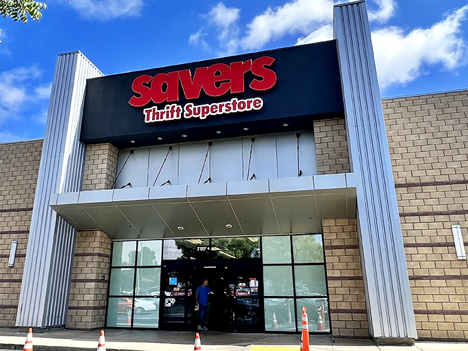 Under that bold red sign lies a labyrinth of potential. One person's "meh" is another's "magnificent!" &ndash; especially at these prices.