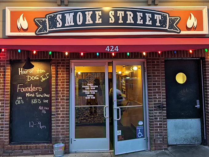 "Holiday lights year-round? When your barbecue is this good, every day is worth celebrating with a little extra sparkle."