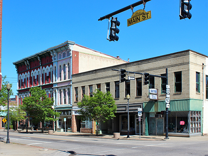 The mix of architectural styles here creates a visual feast that's better than cable television.