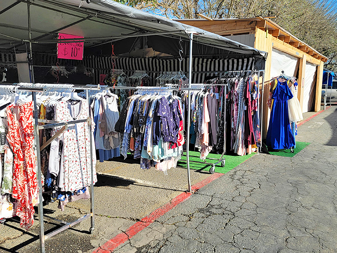 Vintage fashion awaits its second act &ndash; that blue formal gown might have stories to tell of Sacramento soir&eacute;es past, now ready for new adventures.