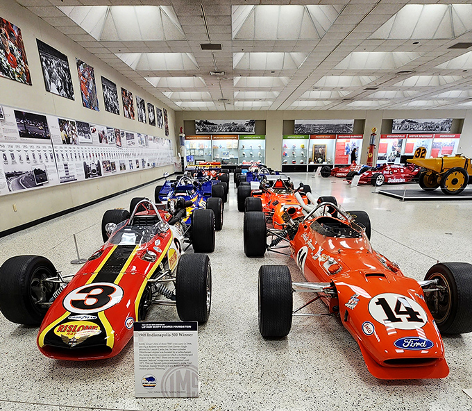 Row after glorious row of engineering marvels tell the story of speed, innovation, and the brave souls who pushed these mechanical beasts to their limits.