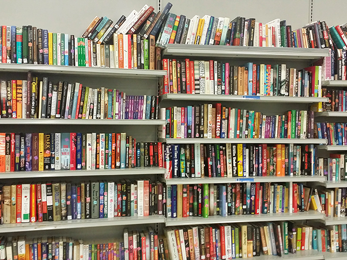 More books than your high school library, minus the shushing librarian and those overdue fees you're still avoiding.