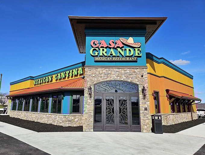 Casa Grande's vibrant exterior is the architectural equivalent of a mariachi band &ndash; impossible to ignore and guaranteed to lift your spirits before you even taste the food.