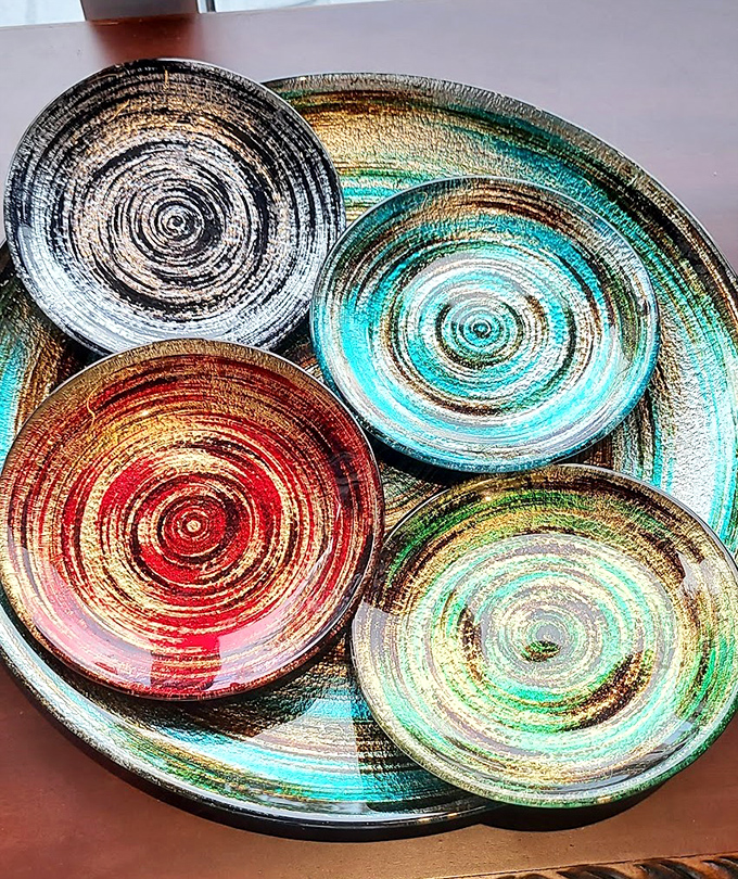 These swirling, hypnotic ring dishes aren&rsquo;t just catchalls&mdash;they&rsquo;re conversation pieces that&rsquo;ll have your guests forgetting about the jewelry and asking where you found such treasures.