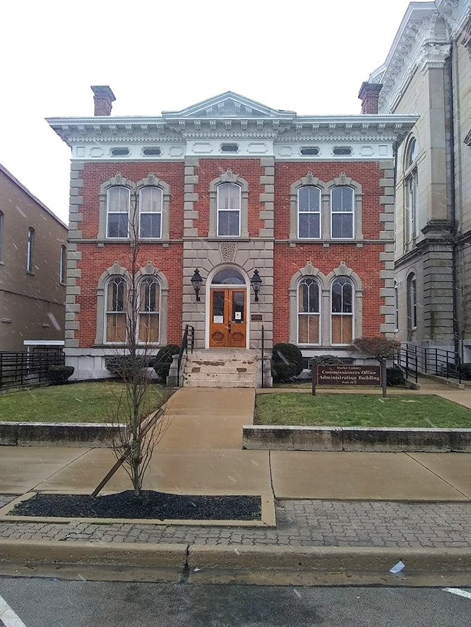 This stately brick building houses county offices in classic 19th-century style. Who says government buildings can't have personality?