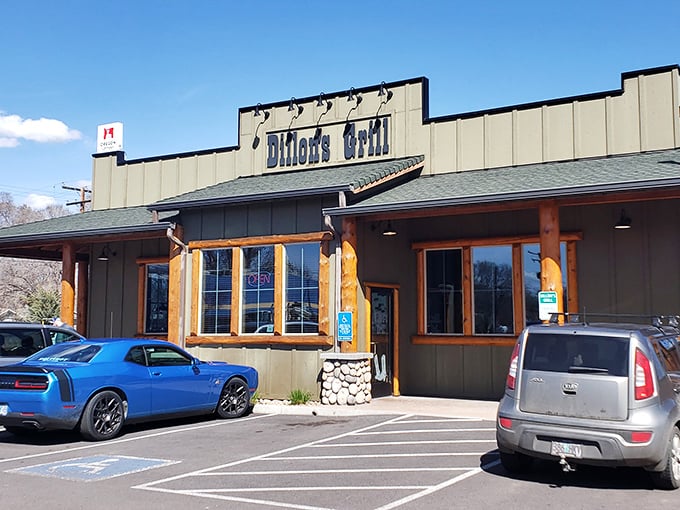 Dillon's Grill looks unassuming from the outside, but locals know this is where breakfast dreams come true and coffee cups never stay empty.