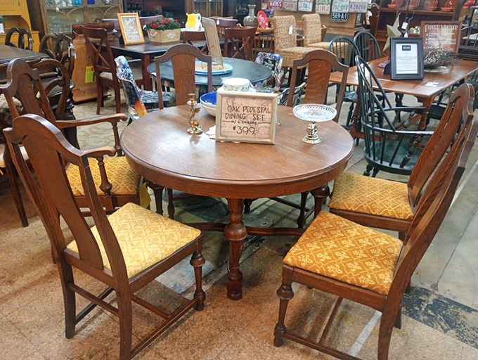 This oak pedestal dining set isn't just furniture&mdash;it's a future family heirloom where holiday meals and everyday moments will unfold for decades to come.