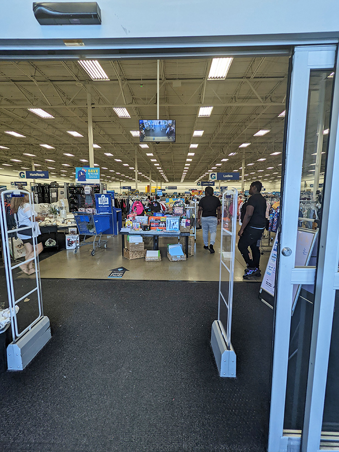 The gateway to bargain paradise. Step through these doors and kiss your shopping budget anxieties goodbye.