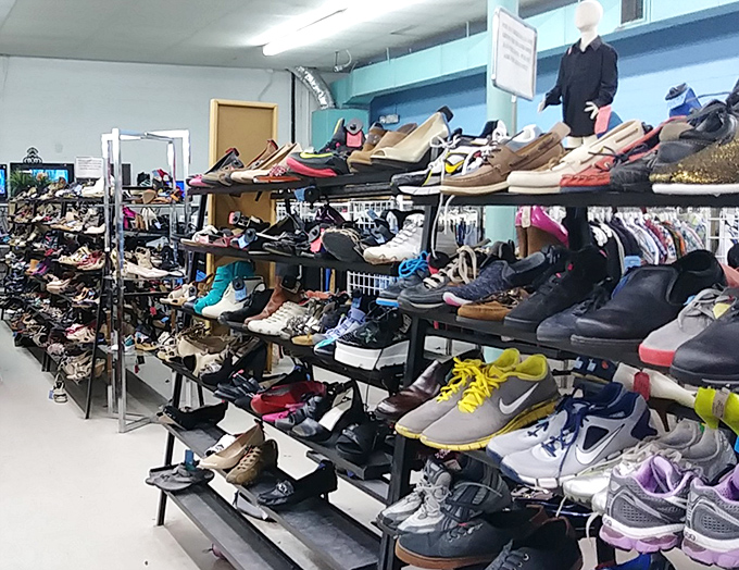 Shoe heaven isn't a myth! From barely-worn Nikes to vintage loafers, this footwear section could solve your Cinderella story without breaking the bank.