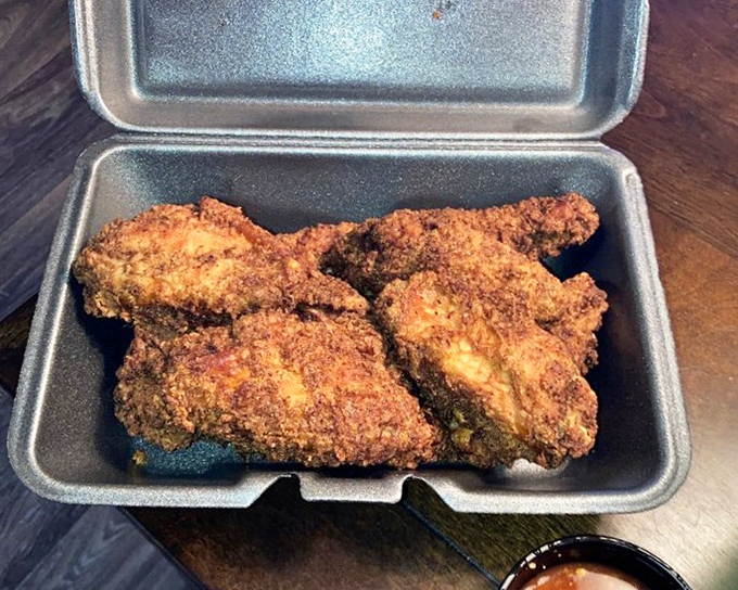 Golden perfection achieved: when fried chicken looks this good, you know someone truly understands their craft.