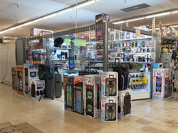Tech heaven for gadget lovers! This electronic wonderland offers everything from Bluetooth speakers to gaming accessories without the big-box markup.