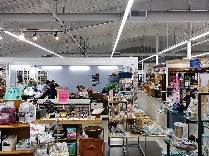 Indoor comfort meets endless possibilities in this climate-controlled wonderland of vintage treasures and unexpected finds.