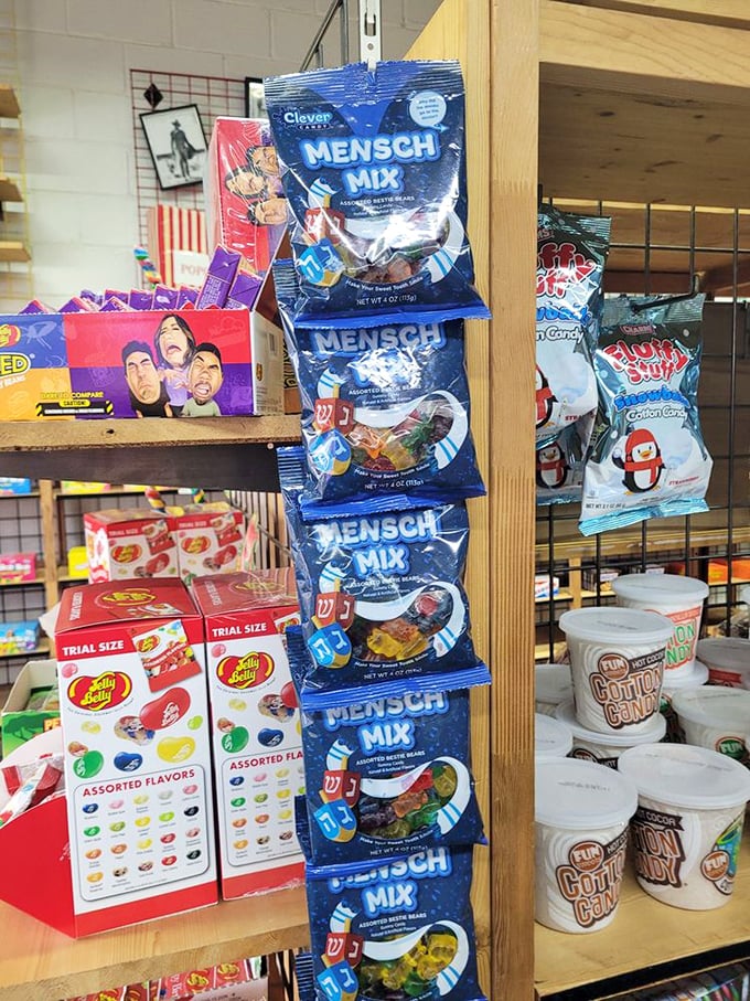 The Mensch Mix stands tall among a sea of nostalgic treats, proving that candy transcends cultural boundaries in the sweetest way possible.