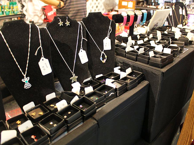 Sparkle central! Each necklace and earring set tells its own story, waiting for the right person to give it a second life and a new adventure.