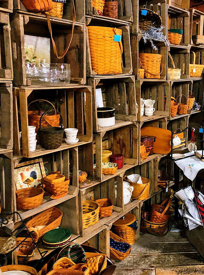 These baskets have more stories than a Pennsylvania Dutch quilting bee, each one waiting for its next chapter.